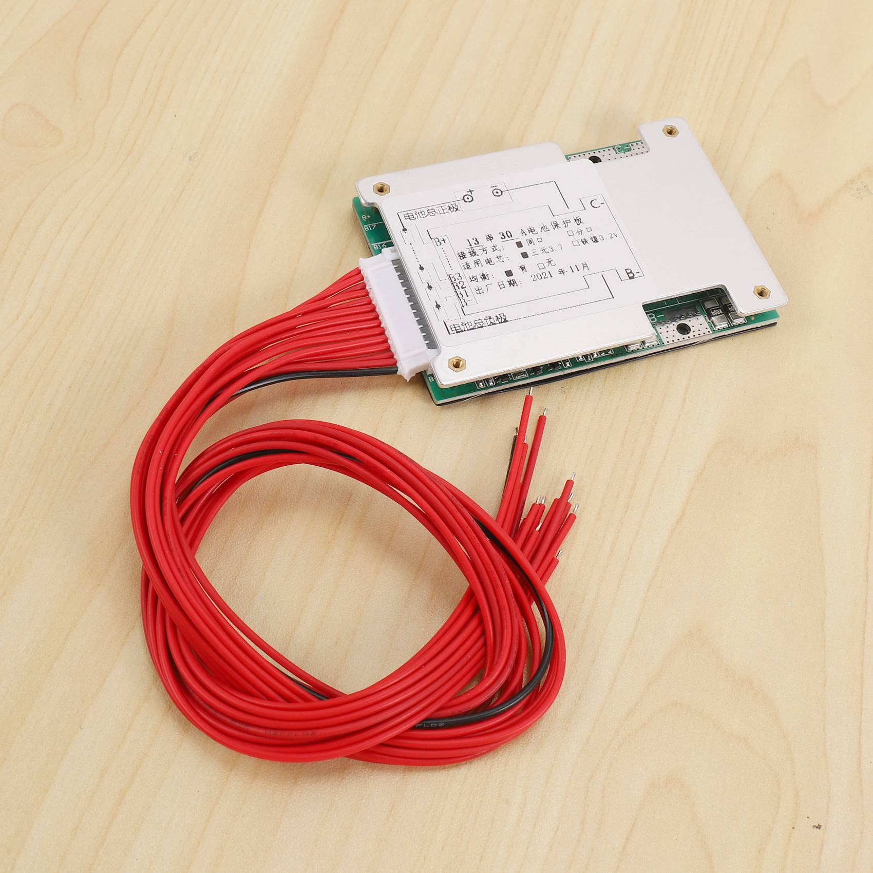 Popidome 13S 48V 30A - Lipolymer Battery Board PCB Board with Balance Heatsink for E-Bike EScooter