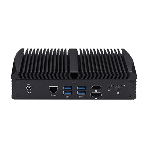 Qotom Fanless Mini PC Q1075GE,I7 10610U,16G RAM 256G SSD Firewall Mini Computer
