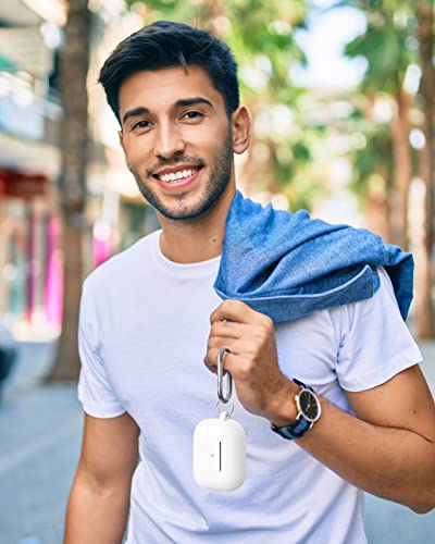 UGoCoCue for Airpods Pro 2nd Generation Case Cover 2022, Soft Silicone Skin Cover Shock-Absorbing Full Protective Case with Keychain&Lanyard, Compatible with New Airpods Pro Case [Front LED Visible]