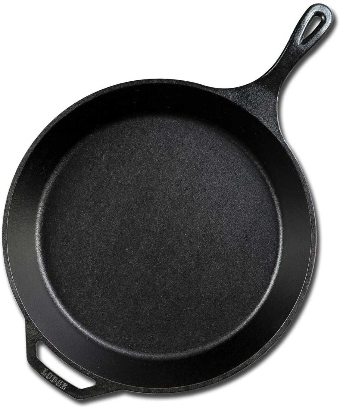 Lodge L14SK3 15-Inch Pre-Seasoned Cast-Iron Skillet & ASAHH41 Silicone Assist Handle Holder, Red