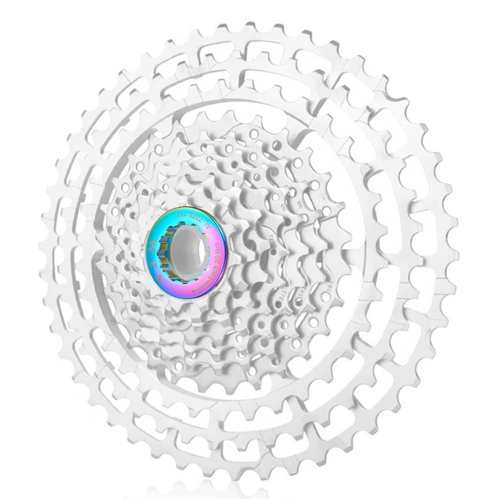 LWITDOG Bike Cassette Lockring CNC Aluminium for 7-11 Speed Mountain Bike,Road Bike Cassette (Gold)