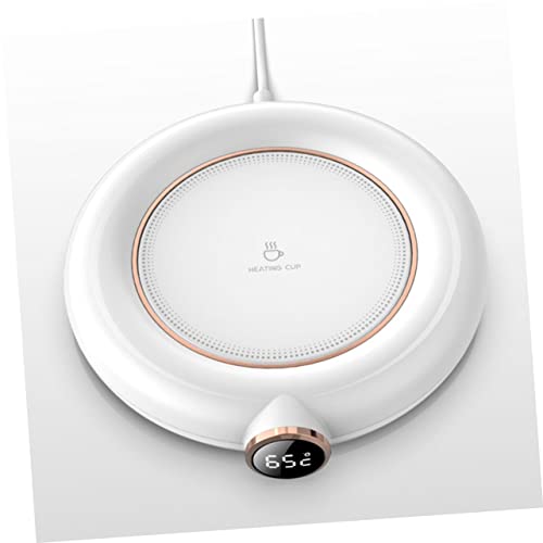 Luxshiny 1pc Coaster USB Coffee Warmer Cup Warmer Electronic Coffee Cup Warmer Heater Coaster Tray Pad Warmer Insulation Cup Heater USB Heating Coaster Coffee Mug Warmer Office Warm Pad