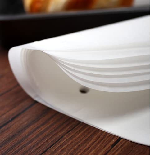 NARFIRE 100Pcs Air Fryer Paper Kitchen White Square Food Cake Paper Mat Pad