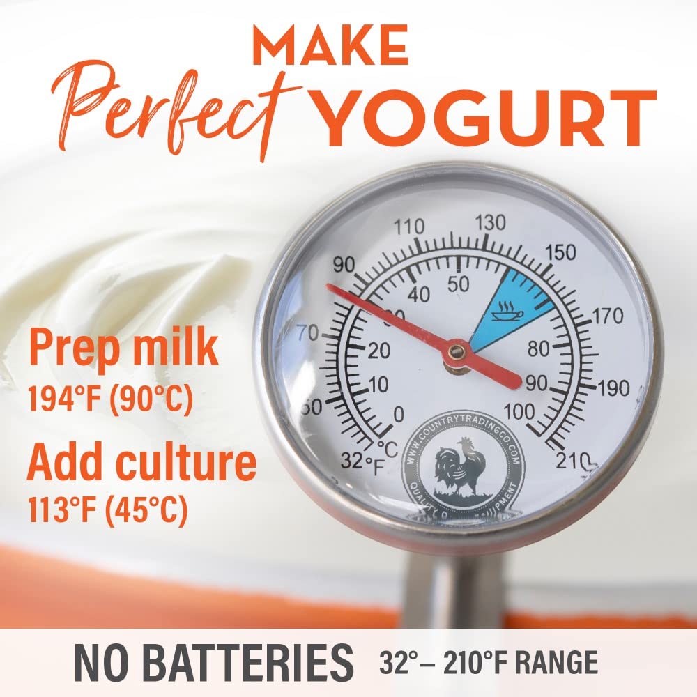 Kitchen Food Thermometer | Protective Case | Meat BBQ Poultry Dairy and Canning | Calibrated