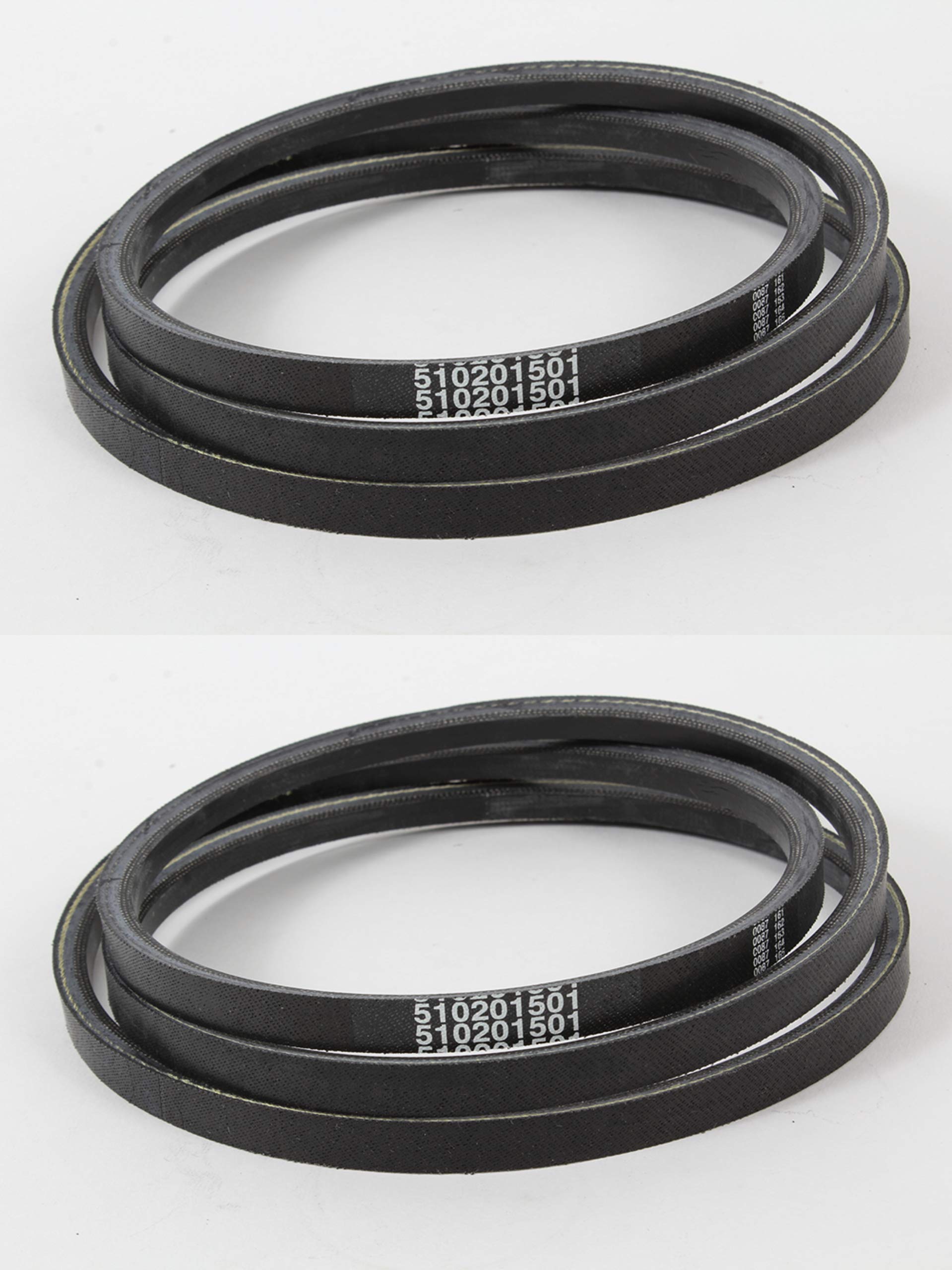 Husqvarna 2 Pack 510201501 Pump Belt Fits LZ5225 LZ5227 LZ6127 LZ6130 LZ7230