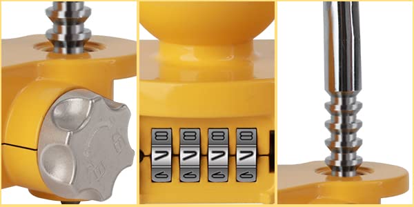 Trailer Locks Ball Hitch Upgraded Trailer Hitch Locks with Combination Lock Heavy Duty Hitch Lock for Towing Rv Trailer