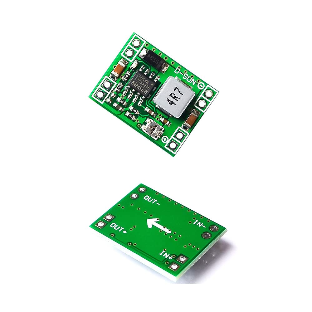Mini MP1584EN DC-DC Buck Converter Adjustable Power Supply Module 24V to 12V 9V 5V 3.3V (5 Pack)
