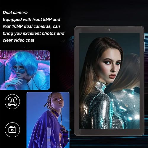 Honio HD Tablet, US Plug 100β240V Tablet Computer RAM 4GB ROM 64GB (US Plug)