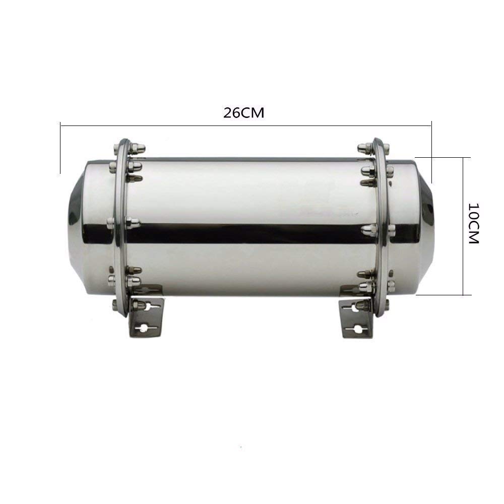 MAYAGU 10.2" Stainless Steel Time Capsule Waterproof Lock Container Storage Future Gift