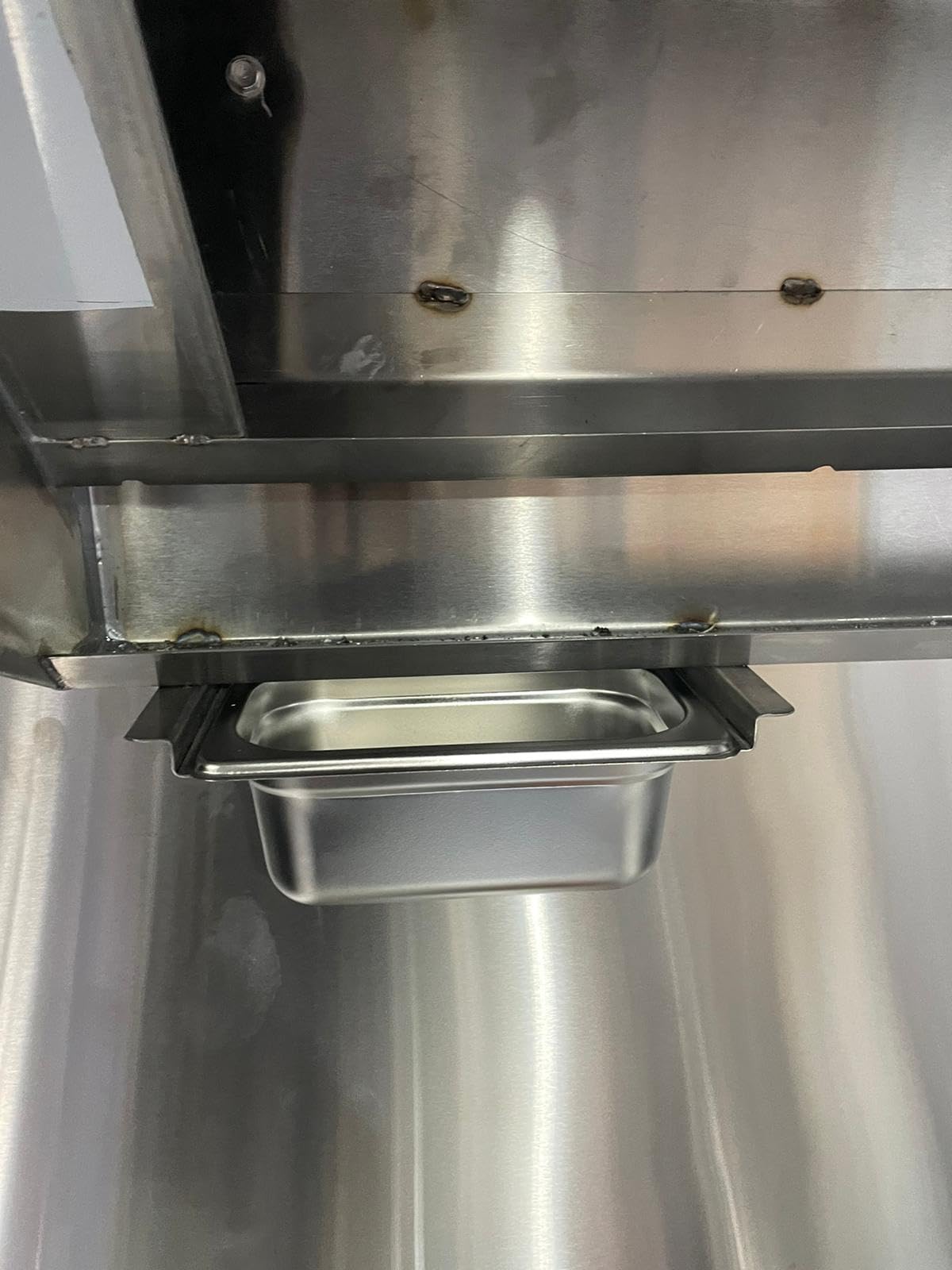 Stainless Steel Grease Cup Holder for Food Truck and Commercial Kitchen Hood Exhaust