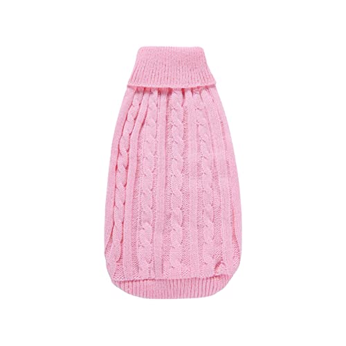 Pet Clothes for Medium Dogs Female Cat Knitted Jumper Winter Warm Sweater Puppy Coat Jacket Costume Pet Apparel for Large Dogs Girl