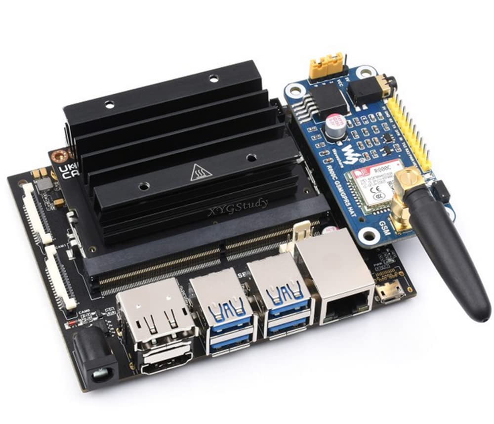 R800C GSM/GPRS HAT for Raspberry Pi and Jetson Nano Supports 2G Communication Phone Call and SMS GPRS with UART Interface @XYGStudy