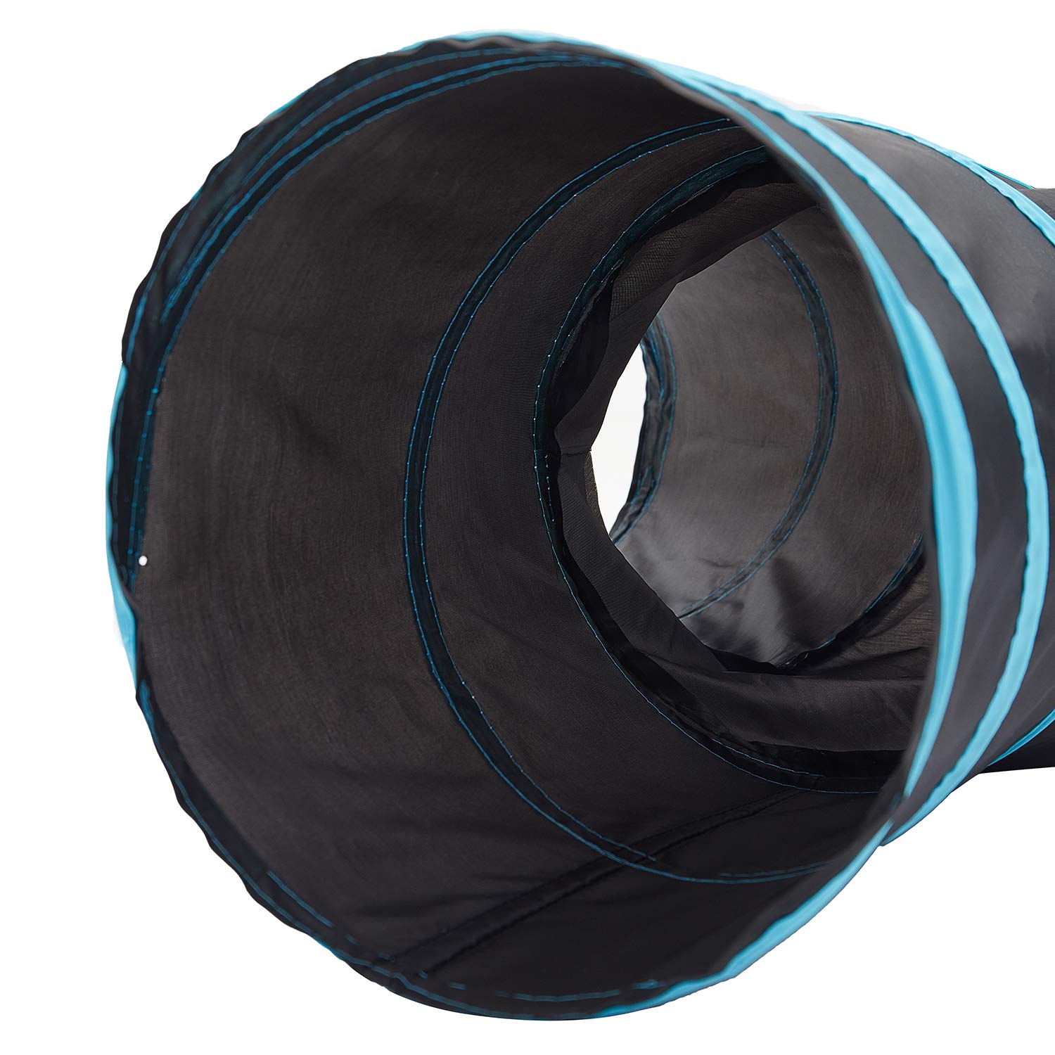 Tempcore Pet Cat Tunnel Tube Toys 3 Way Collapsible, Tunnels for Indoor Cats,Kitty Bored Peek Hole Toy Ball Cat, Puppy, Kitty, Kitten, Rabbit
