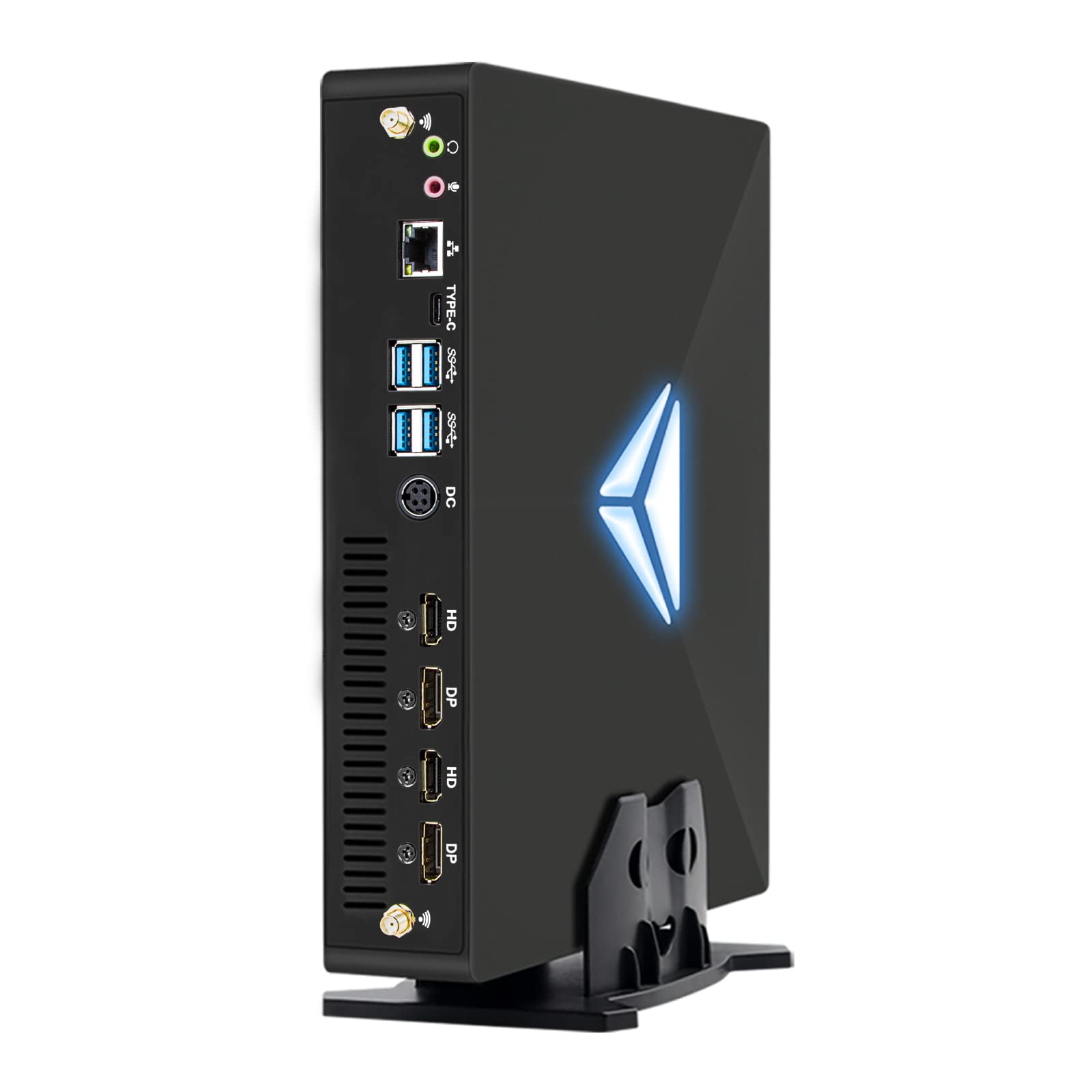 msecore Mini PC i9, 64G RAM 2T SSD with Core i9-9900T, GeForce RTX3050 8G Graphics Card Desktop Computer, 8K, 2*HDMI, 2*DisplayPort, Quad Screen Display, WiFi 6e, Windows 11 Pro