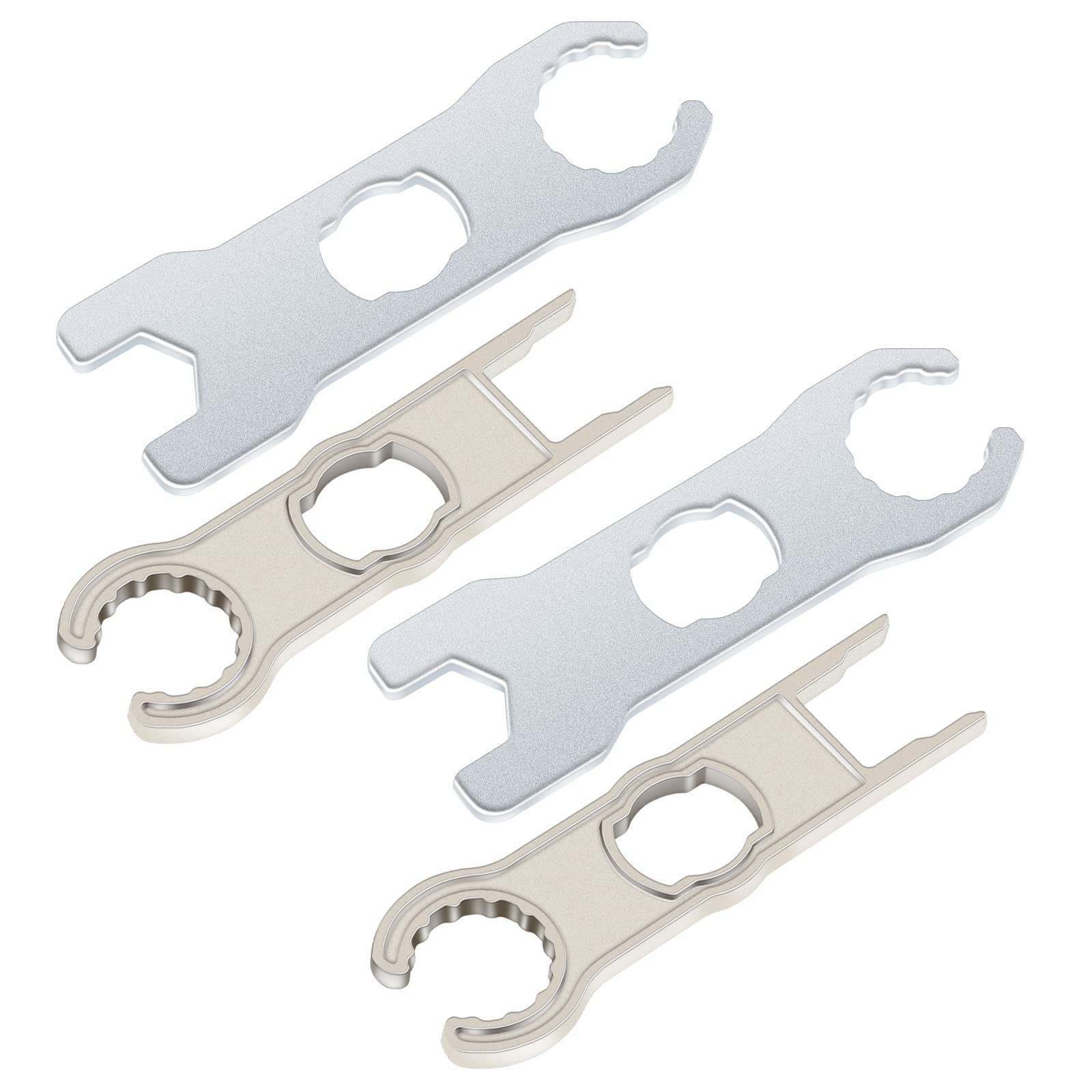 iGreely 4 Pcs Solar Metal Spanner Wrench,Solar Connector Tools, Assembly and Disassembly Tool for Solar Panel Cable PV System Wire and Connectors Assembly 2 Pairs