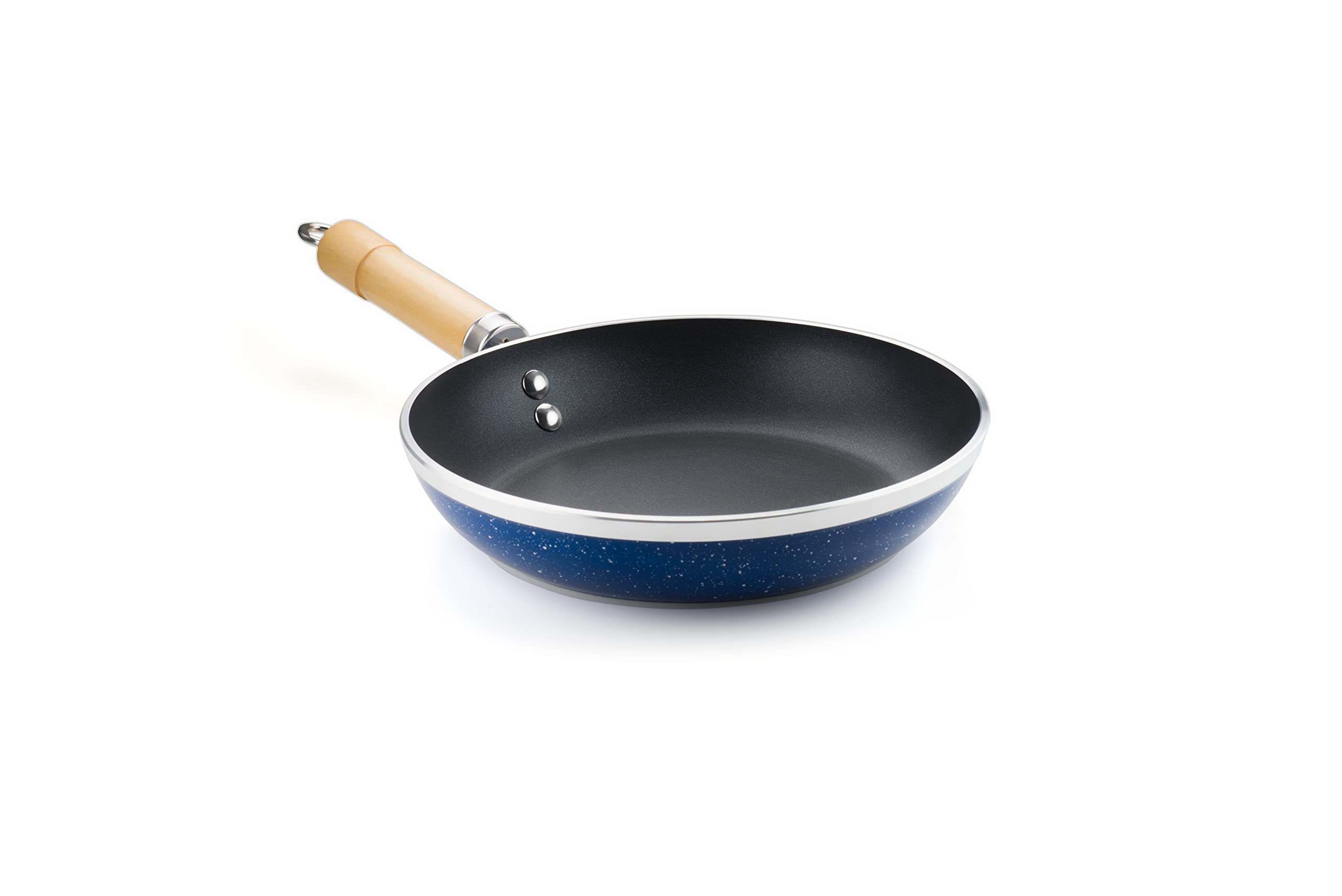 GSI Outdoors Pioneer Fry Pan - Outdoor or Indoor Cookware for Camping, Backpacking, & Cabin Cookouts - Classic Enamelware