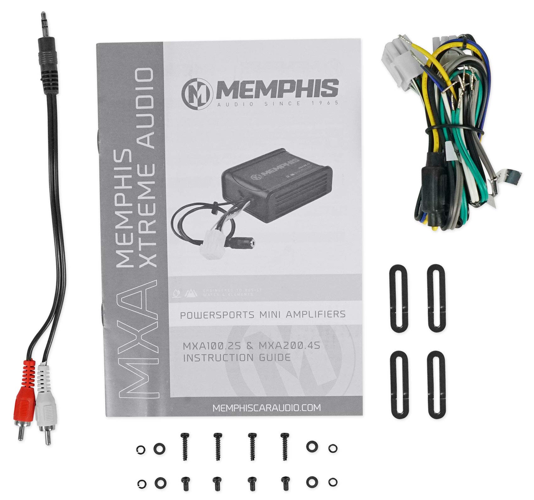 Memphis MXA100.2S 2-Channel 2x50W Marine Grade Construction Amplifier (Renewed)