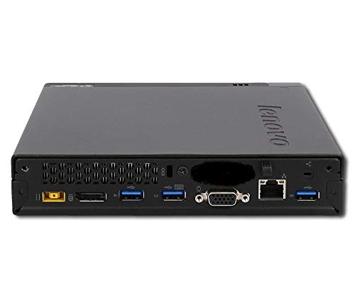 Lenovo ThinkCentre M93P Tiny Desktop, Intel Core i5-4570T, 16GB RAM, 256GB SSD, AC-600 WiFi, HDMI, DVI, VGA, DisplayPort, Windows 10 Pro 64-bit (Renewed)
