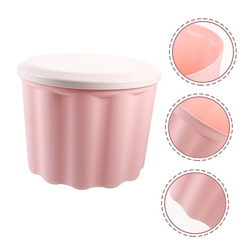 LIFKOME Storage Supply Storage Accessory Handheld Storage Container organizer bins household small stool under bed storage containers round storage bucket blocks Wardrobe plastic