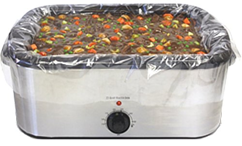 PanSaver Electric Roaster Liners. Fits 16, 18, 22 Quart Roasters 10 Pack of Liners(5 boxes of 2 bags each), Rectangular