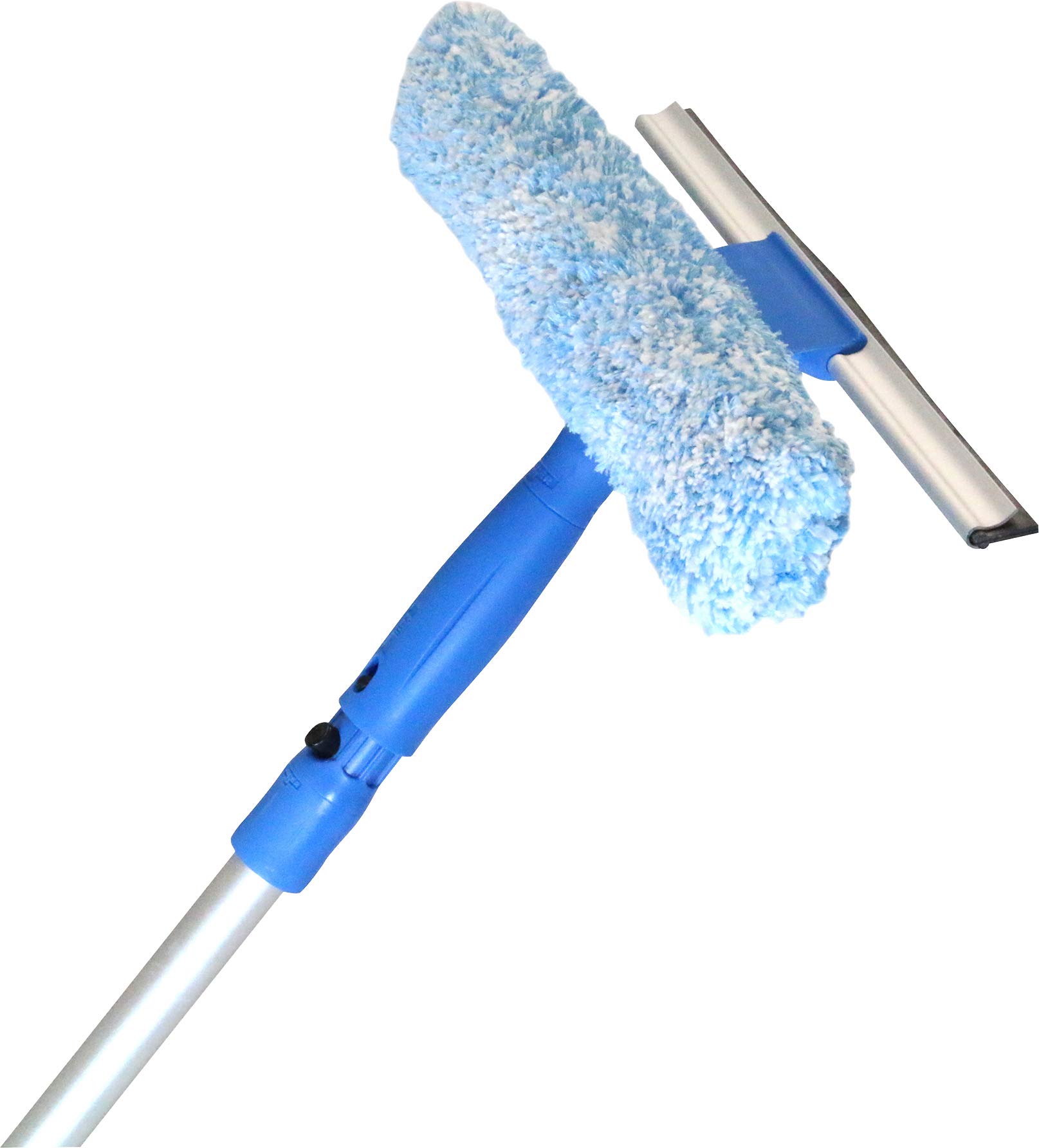 Unger Professional 2-in-1 14" Window Cleaning Squeegee & Scrubber + 6 Gallon Heavy Duty Bucket