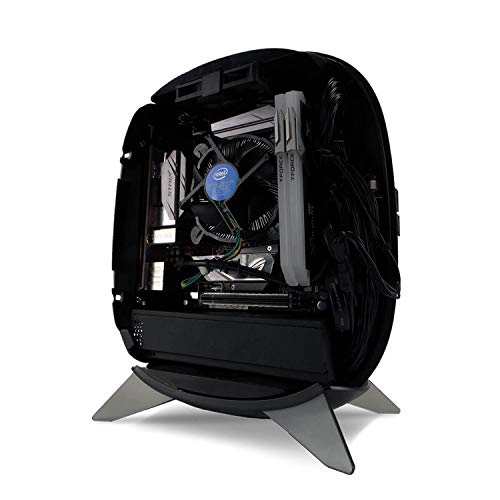 IN WIN B1 Mini-ITX Tower Case - 200W 80 Plus Gold Power Supply Included - Tempered Glass Top Panel - 80mm Side Fan (IW-CS-B1BLK-PS200W)