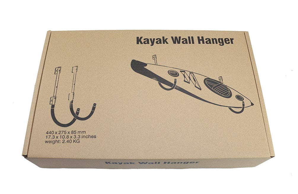 Green Hills HKYM 2 Pairs Kayak Wall Rack Canoe Hanging Wall Frame Canoeing Aquaplane Skis Indoor Storage Rack