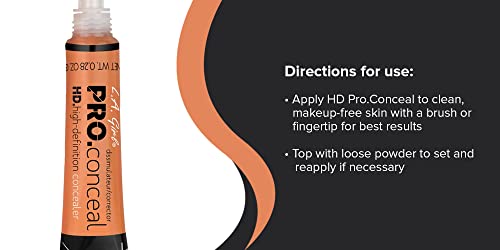 L.A. Girl Pro Conceal HD Concealer,0.28 Ounce (Orange Corrector)
