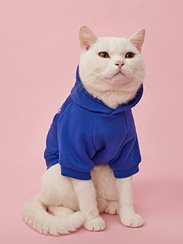 QWINEE Dog MOM BOY Letter Print Hoodie Sweatshirt Cat Puppy Shirt Clothes for Small Dogs Kitten Kitty Multicolor XL