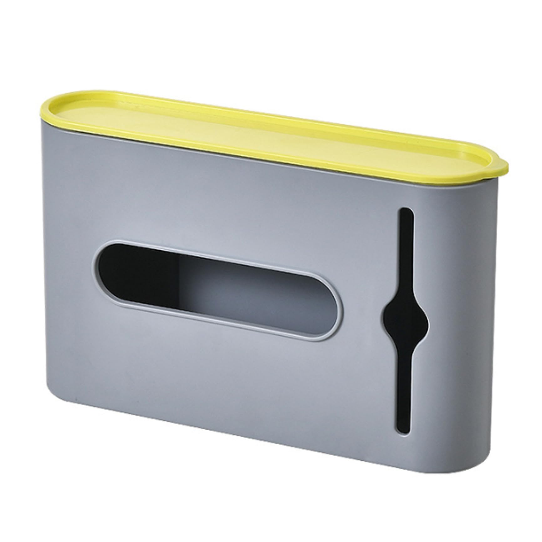NewGtuizi Trash Bag Holder,Trash Bag Dispenser with Lid Punch-Free,Garbage Bag Dispenser Garbage Bag Holder for Cabinet, Garbage Bag Dispenser Under Sink - Trash Bag Organizer for Home Or Shops