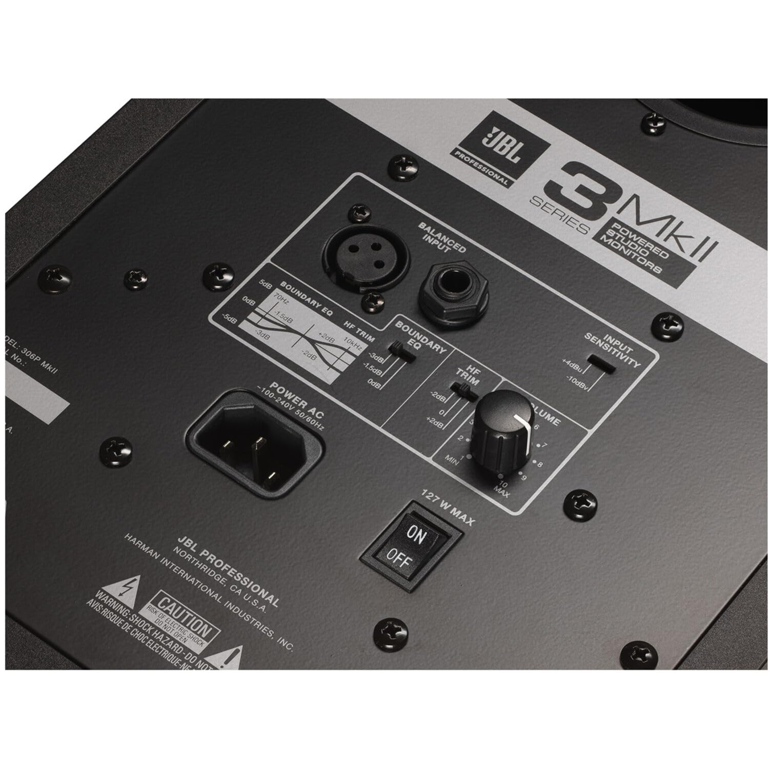 JBL Professional 305P MkII Next-Generation 5-Inch 2-Way Powered Studio Monitor, Sold as Pair, Black