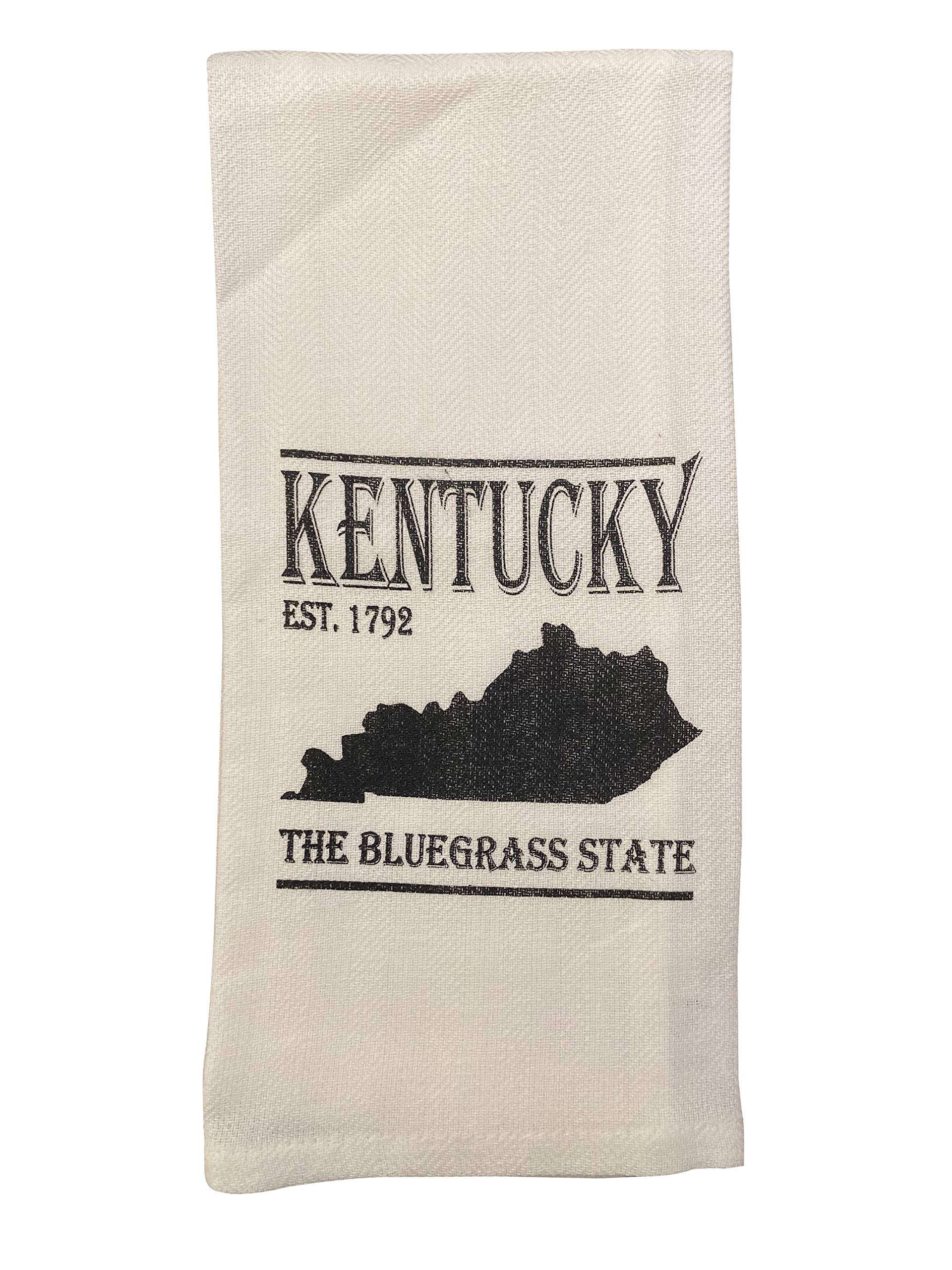 Kentucky the Bluegrass State Tea Towel