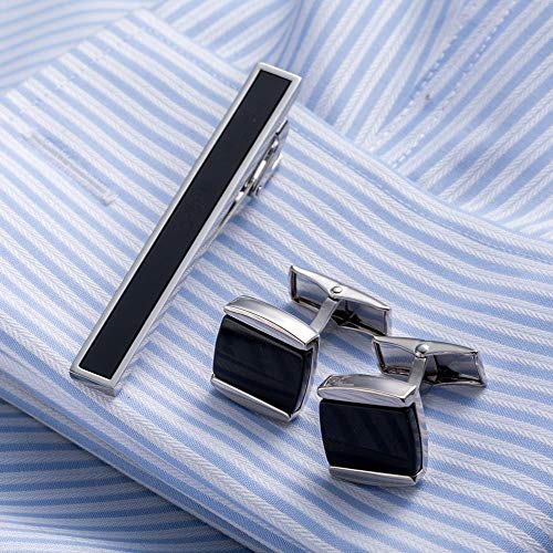 Men's Cufflinks Set Cufflinks Tie Clips Collar Clips Cuff Studs Premium Groom Dress Accessories Cuff Clips