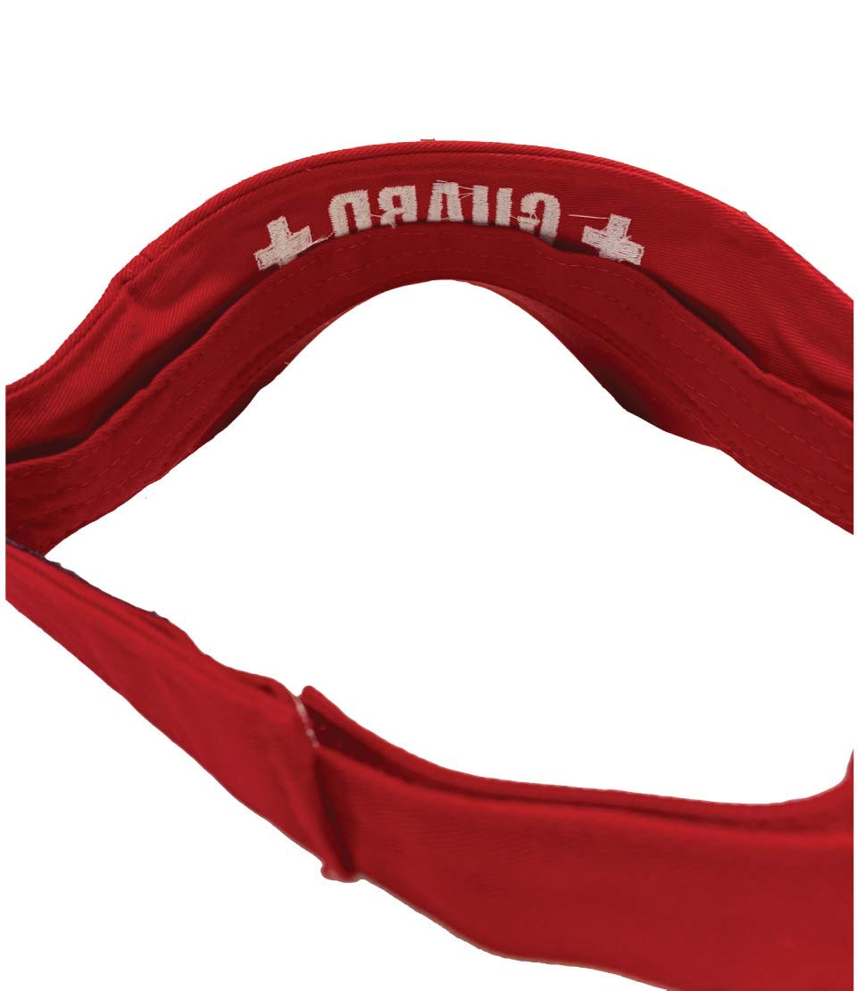 Guard Red Visor - Sun Protection Beach for Women, Men & Kids