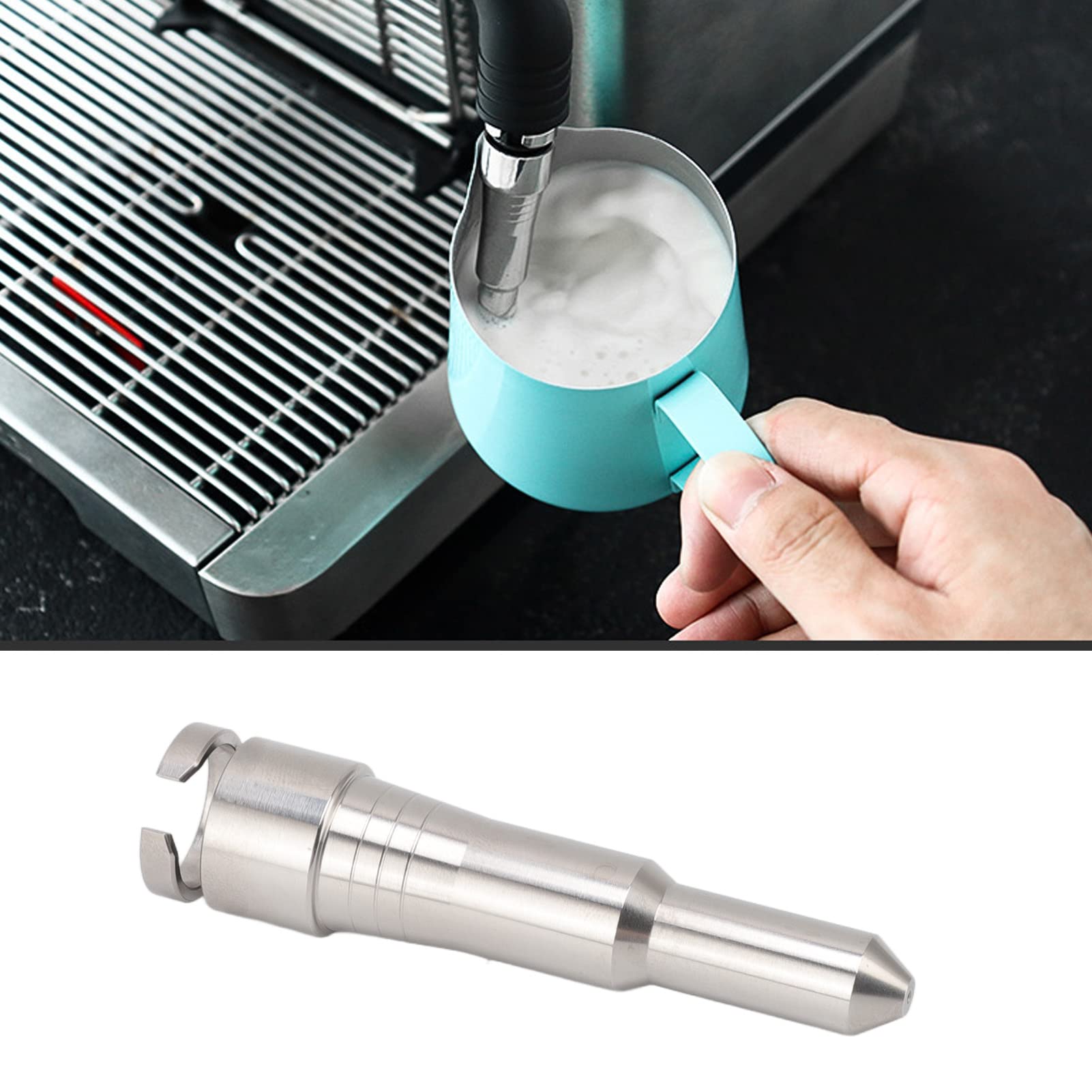 Steam Spout Nozzle,Delonghi Steam Wand Replacement 304 Stainless Steel Coffee Steam Nozzle Coffee Steam Spout Nozzle Coffee Maker Tools ,Delonghi Steam Wand Replacement Nozzle For Delonghi Ecp3420 Ec6