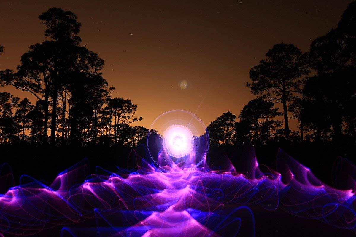 Light Painting Brushes Starter Kit- Purple