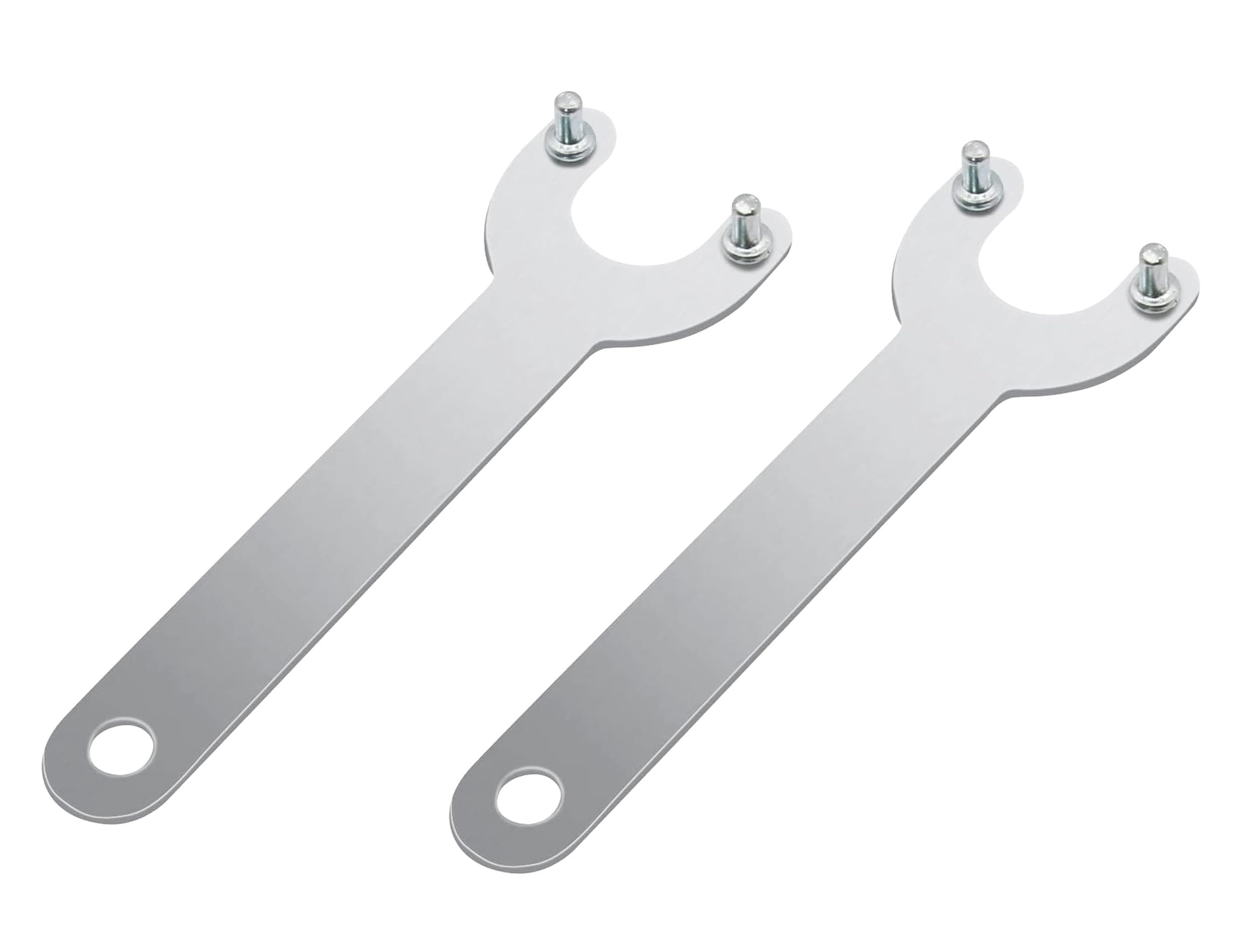 Tuckaner AG452K Wrench fits Ryobi Angle Grinder Replacement Tool Part 039028001052 039028007053 (2pcs), Silver