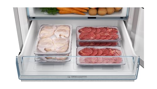 SHARP SJB1255GS Refrigerator with Bottom-Freezer, Counter-Depth, 24 Inch, 11.5 Cubic Foot, Stainless Steel