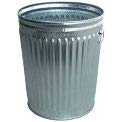 Witt Industries WHD24C Galvanized Garbage Can, 24 Gallon Heavy Duty