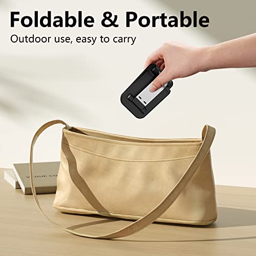 Rayboen 2 Pack Phone Stand for Desk, Portable Cell Phone Holder, Fordable Desktop Phone Cradle Dock for Office Height Angle Adjustable Compatible with All Mobile Phones