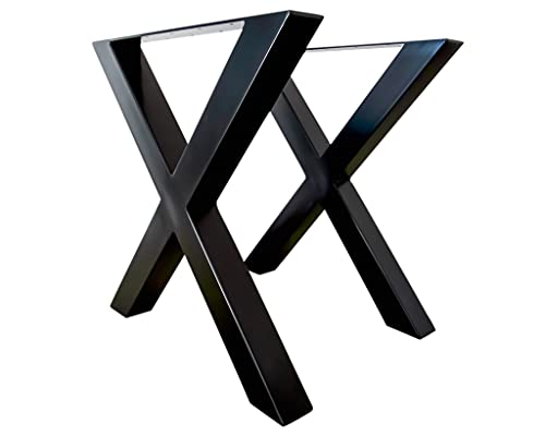 Metal Table Legs set(2pcs) I 28x28" Dinning table legs I Steel table legs I Modern iron table legs
