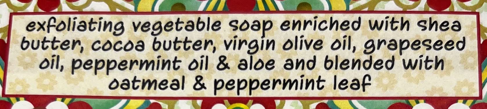Greenwich Bay Trading Co., Peppermint and Aloe Shea Butter Soap, Set of 3 Bars, 6.4 Ounces Each