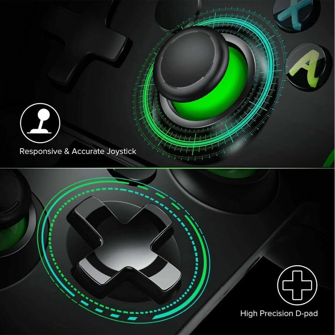 Lyyes Wireless Controller for Xbox One, Compatible with Xbox One/One S/One X/One Series/PC Windows 7/8/10