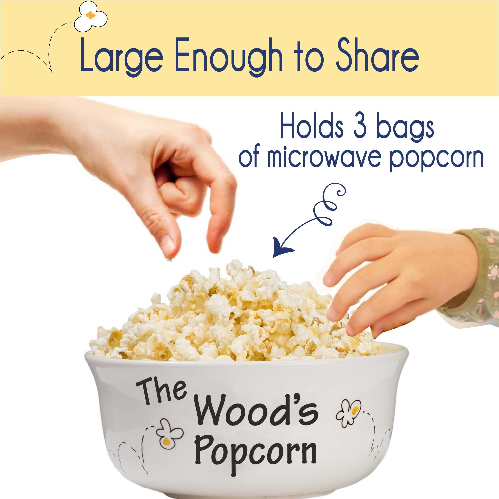 My Bambino Personalized Ceramic Popcorn Bowl