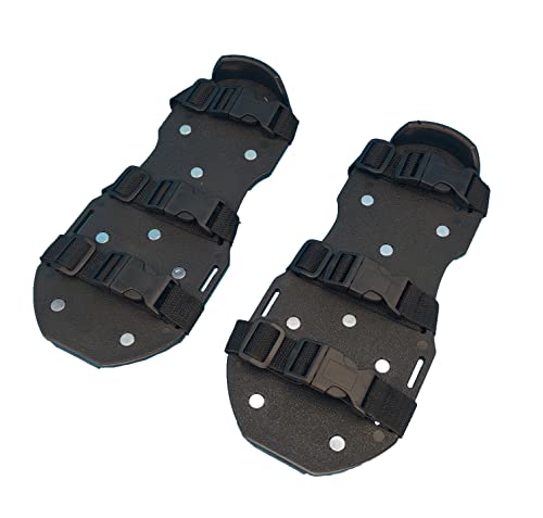 Osaava 47952 Gunite Spiked Shoes for Epoxy Floor Coating Installation 3/4” Short, Spikes Perfect for Applying Epoxy Garage Floors Shoes, Adjustable 6 Straps Full Assembled Sturdy (1 Pair)