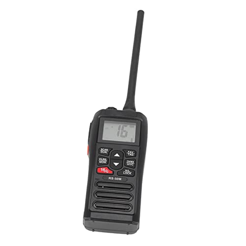 Marine Radio, High Sensitivity Noise Reduction Walkie Talkies Portable IP67 Waterproof for Ship (US Plug)