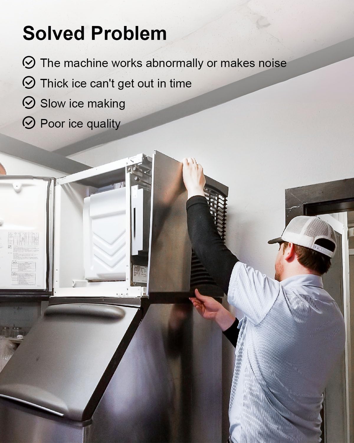 Replace 000008660 Ice Thickness Probe Fits for Manitowoc Indigo Series Ice Machine Parts for 8660 Ice Thickness Control