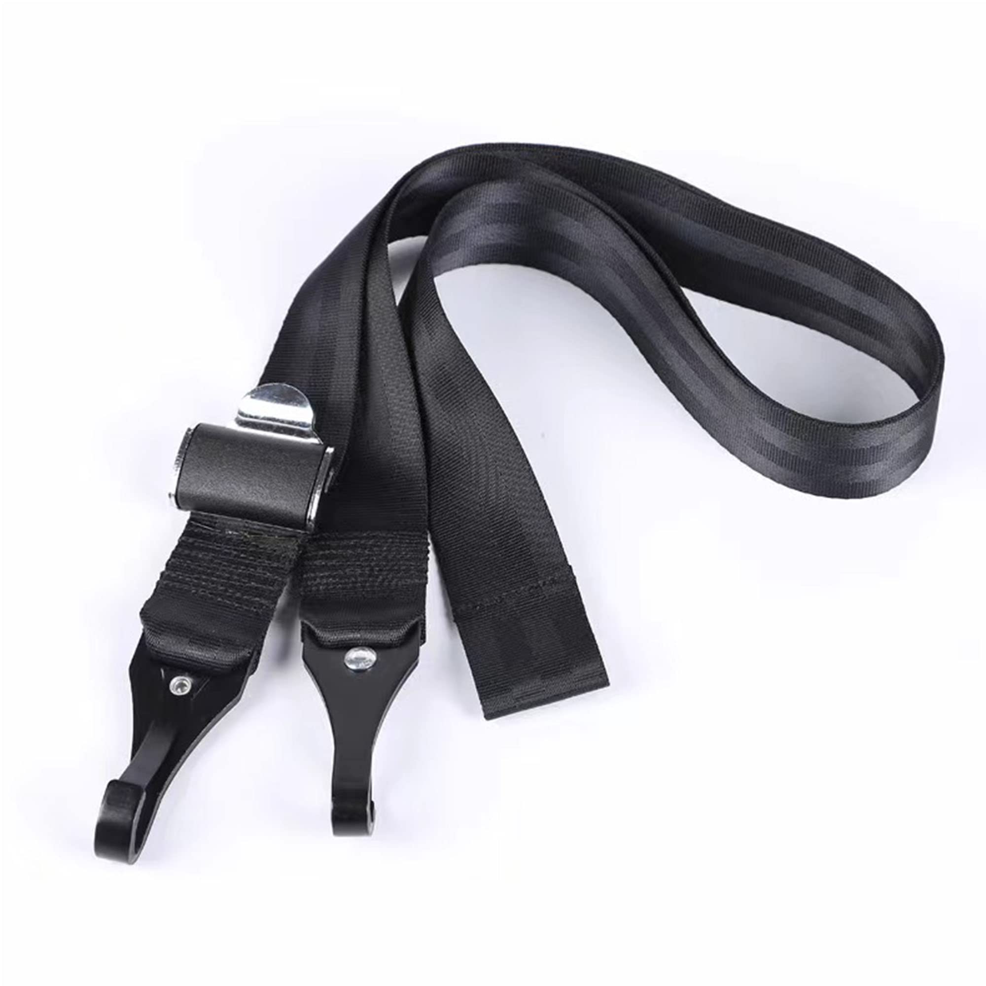 Ombhsd Universal Lock Interface, Stroller Infant Seat Holder with Lock Connector, Isofix Secure Car Seat Belt with Child Seat Belt Adjustable 5.25ft, 15000N Tension (1 pc)