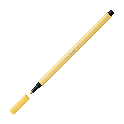 STABILO Premium Felt Tip Pen Pen 68 ARTY - Wallet of 65-65 Colors