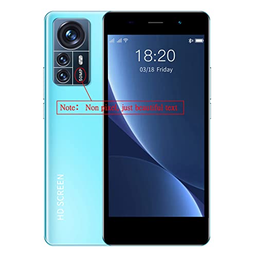 Unlocked Smartphones, HD Full Screen Smart Phone, Dual SIM & Camera Unlocked Cell Phone, 5.0-inch Water Drop Screen Touch Screen Mobile Cell Phone, 2GB RAM+8GB ROM, Android 5.1 (Blue)
